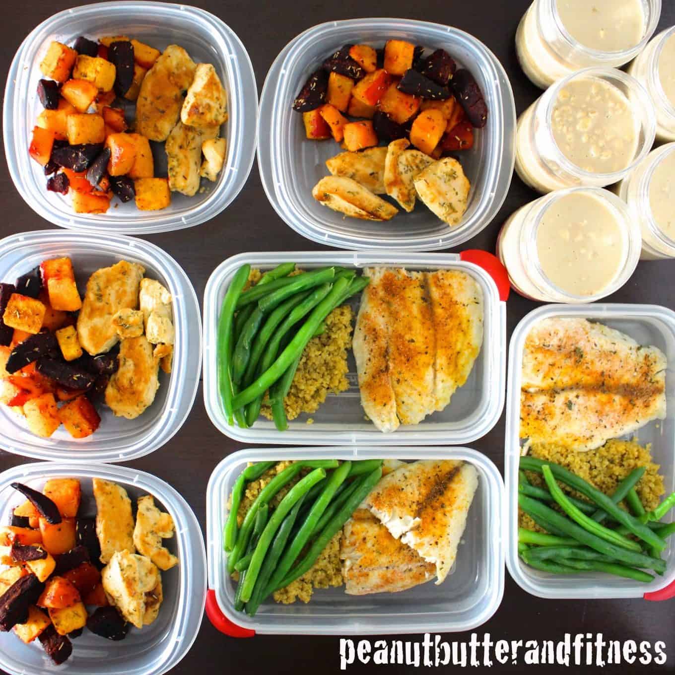 Meal Prep - Week of March 16th - Peanut Butter and Fitness