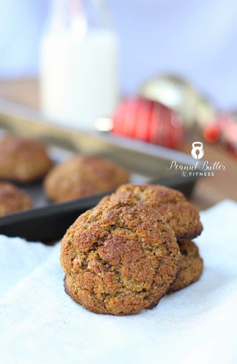 Paleo Friendly Soft Gingerbread Protein Cookies - Peanut Butter and Fitness