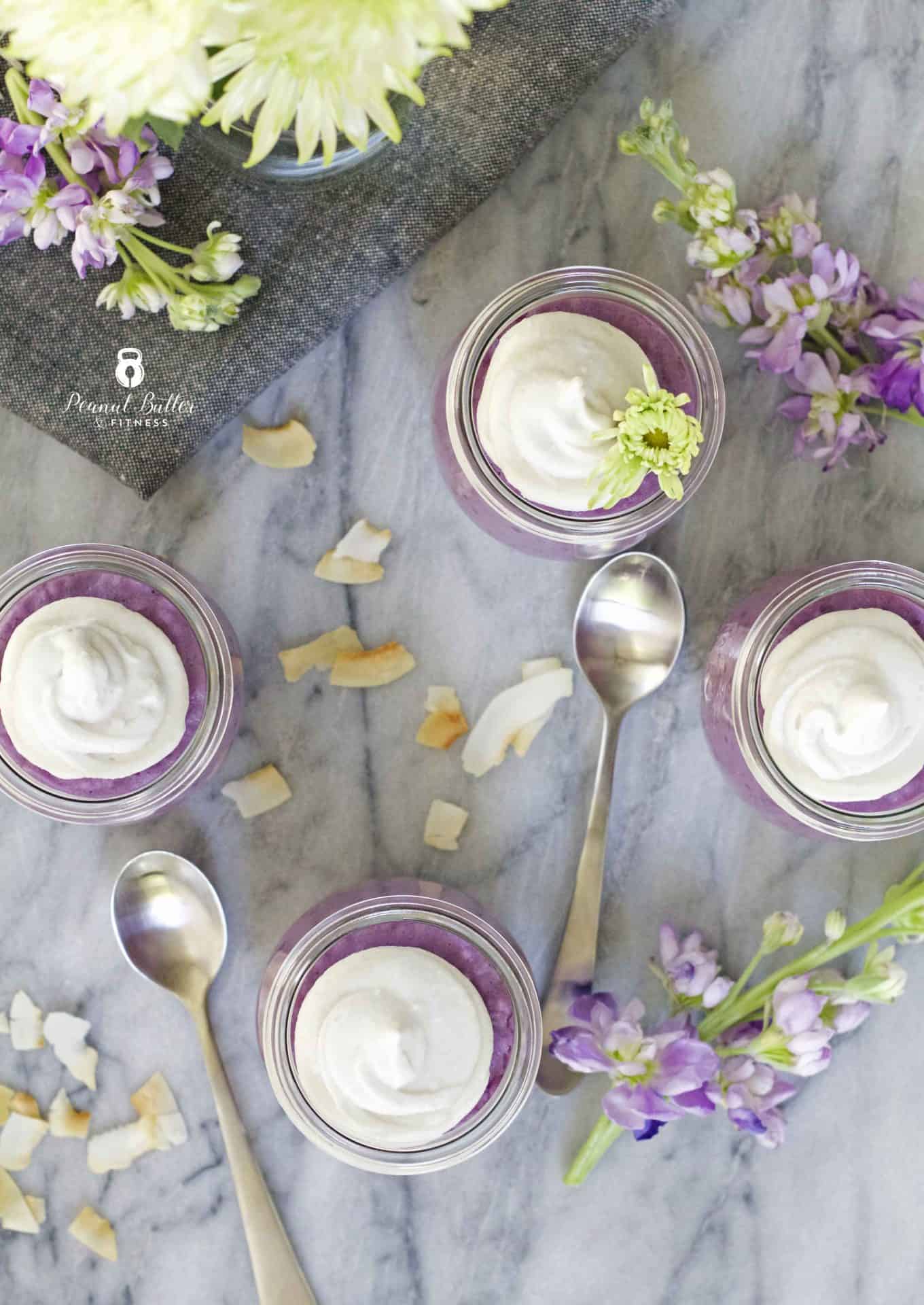 Paleo Purple Sweet Potato Tapioca Pudding - Peanut Butter and Fitness