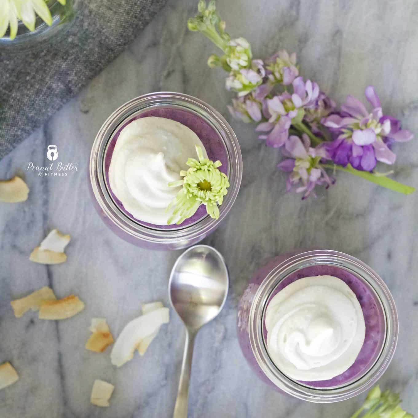 Paleo Purple Sweet Potato Tapioca Pudding - Peanut Butter and Fitness