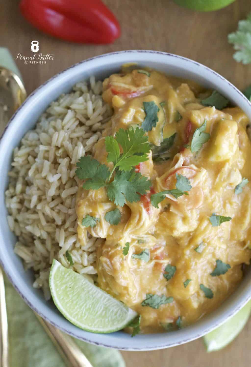 Thai Slow Cooker Chicken - Peanut Butter and Fitness