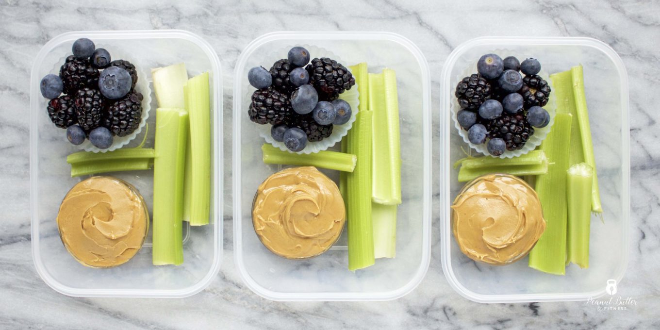 Snack Prep Ideas - Peanut Butter and Fitness