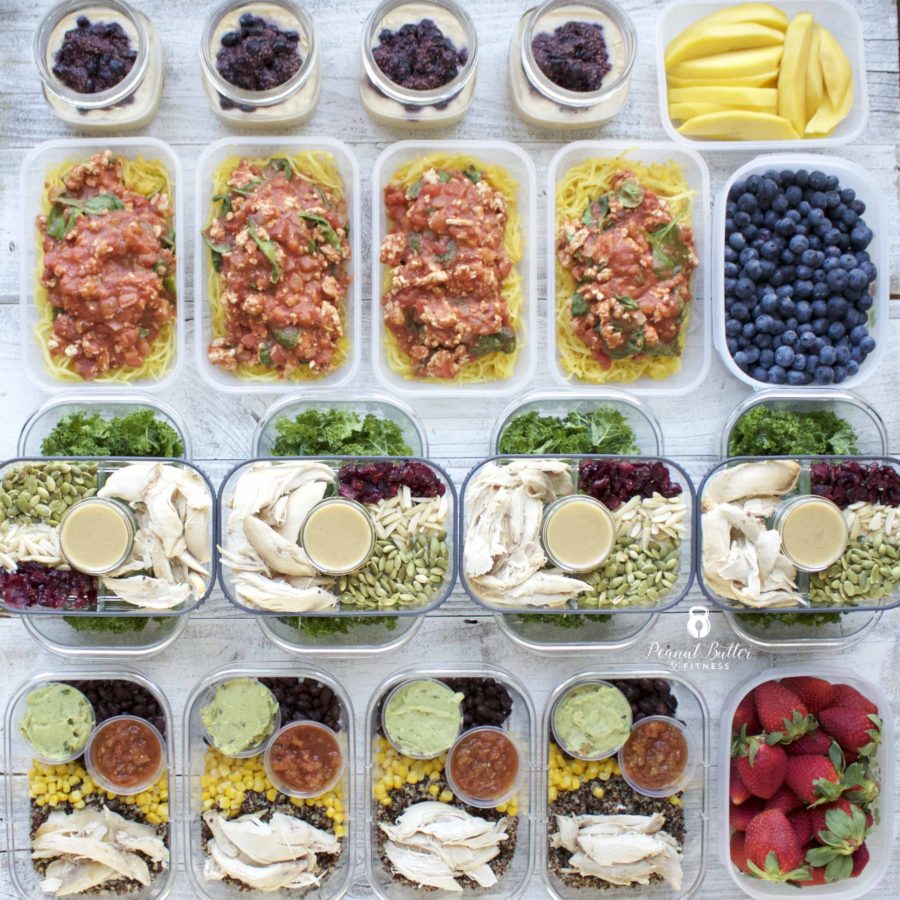 Meal Prep - Week of March 5th, 2018 - Peanut Butter and Fitness