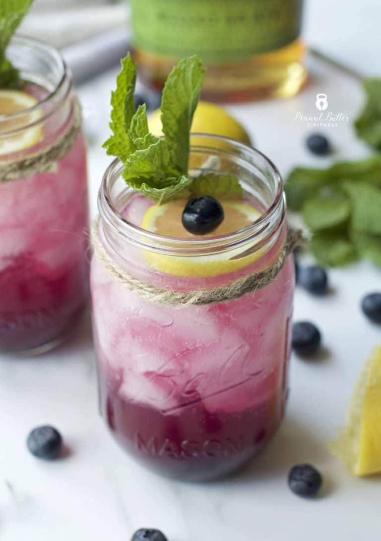 Blueberry Rye Lemonade - Peanut Butter and Fitness