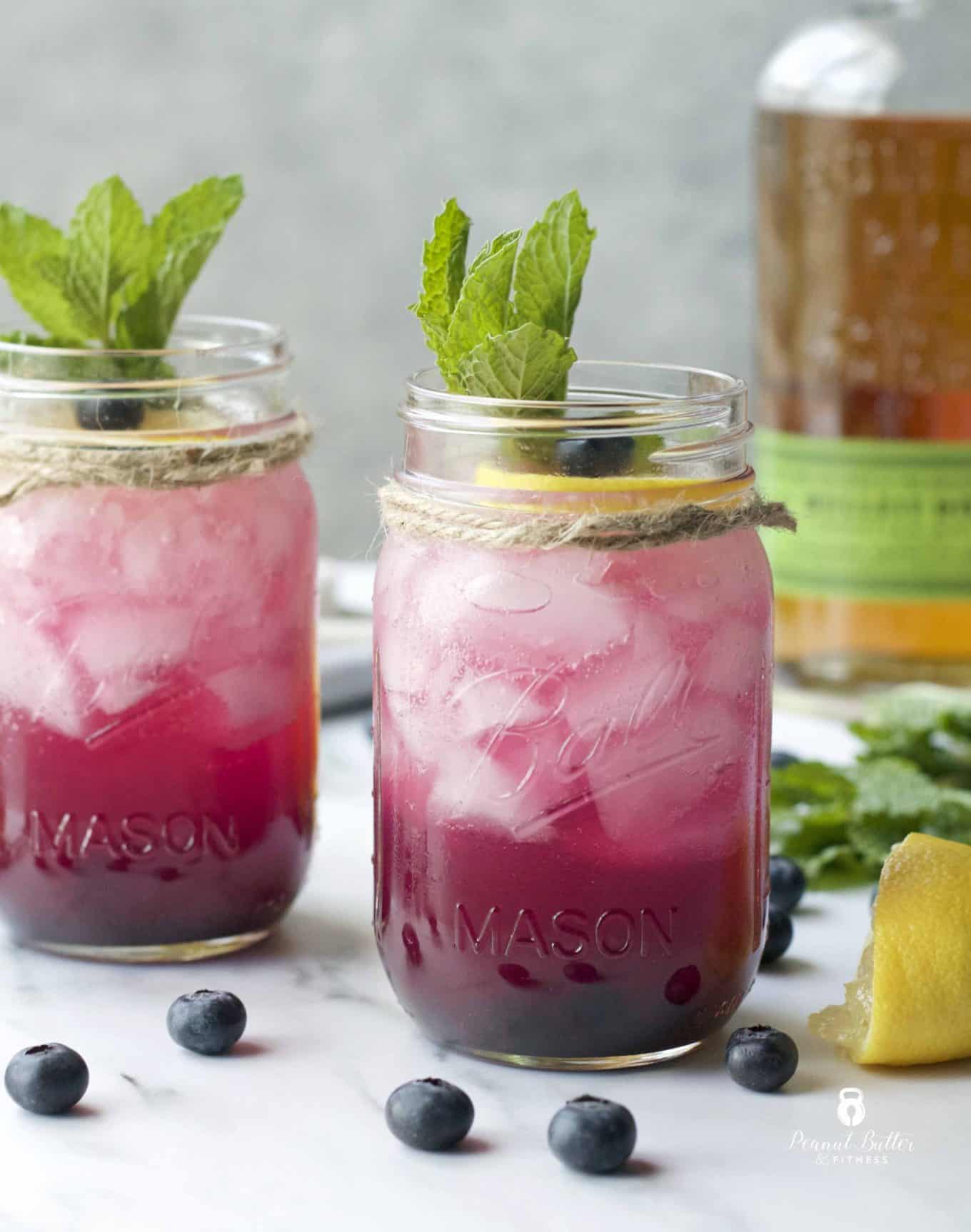 Blueberry Rye Lemonade - Peanut Butter and Fitness