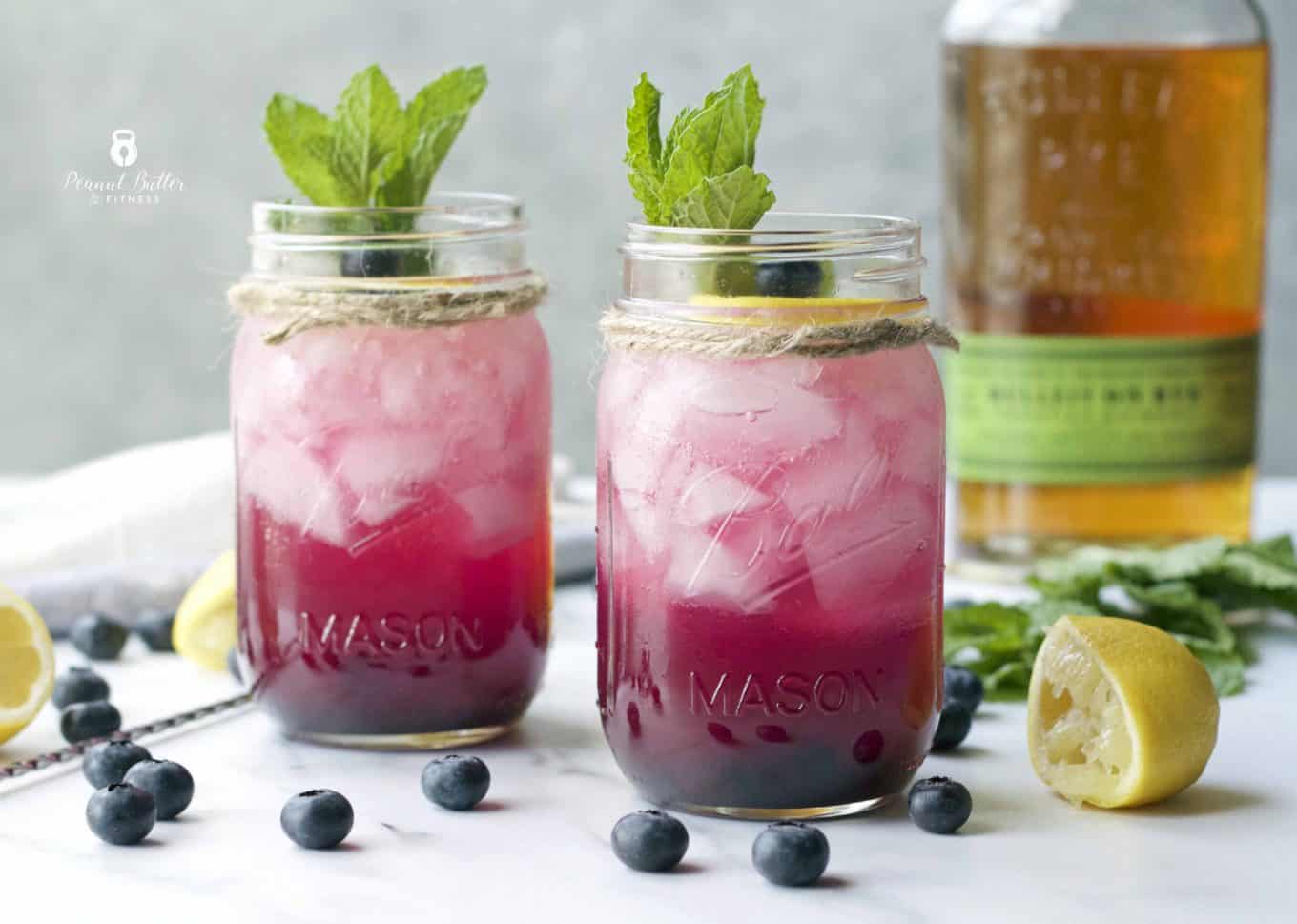 Blueberry Rye Lemonade - Peanut Butter and Fitness