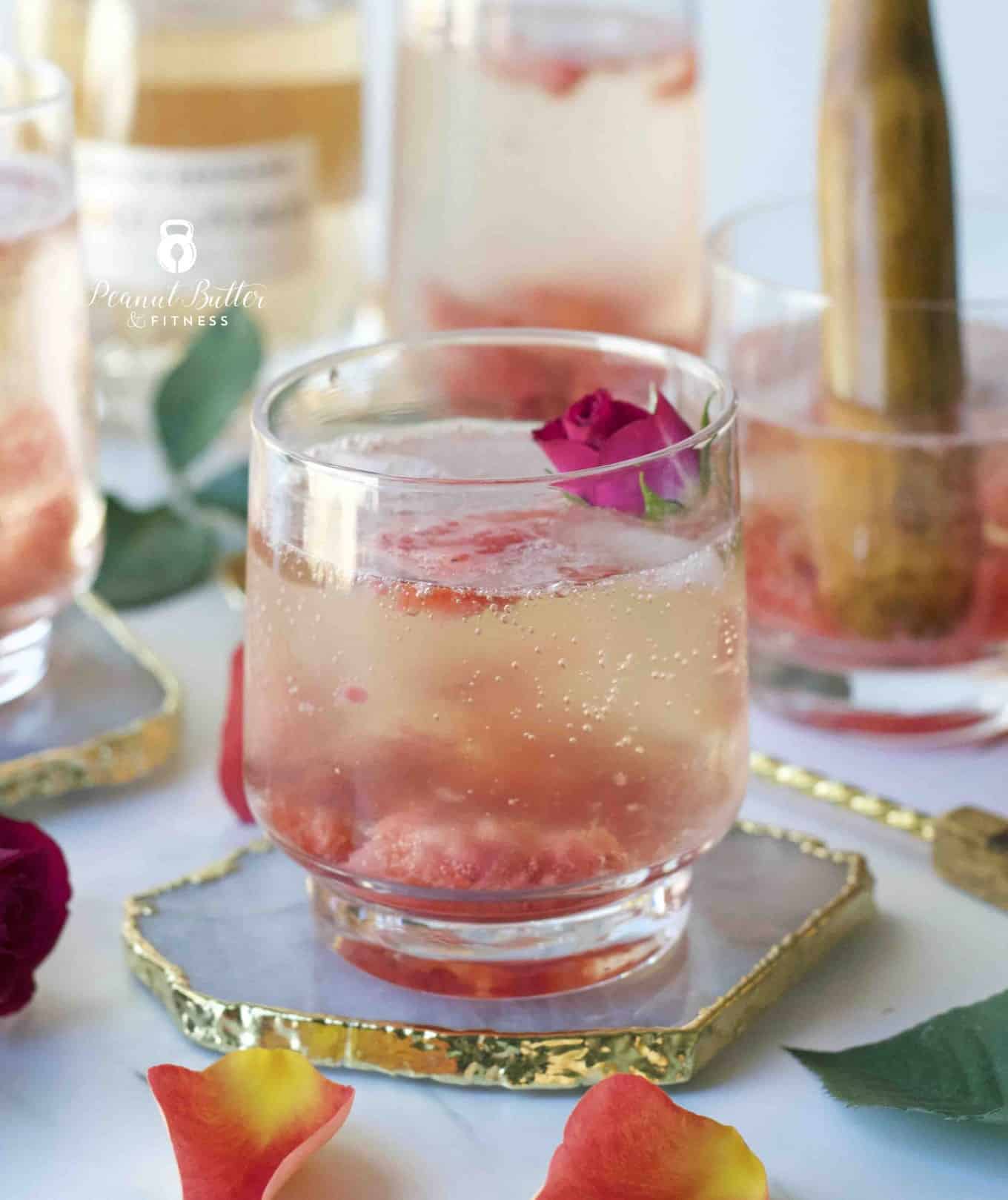 Rosé Bouquet Spritzer - Peanut Butter and Fitness
