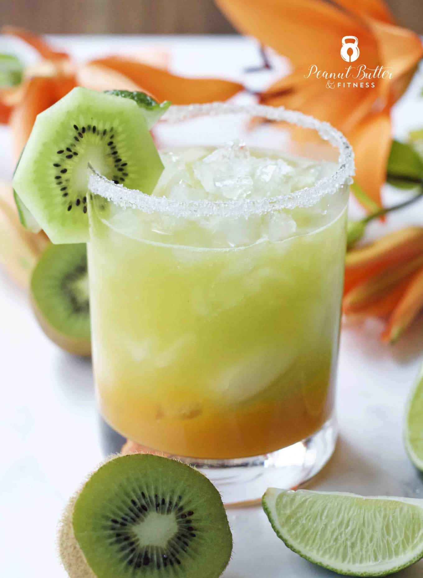 Mango Kiwi Margarita - Peanut Butter and Fitness