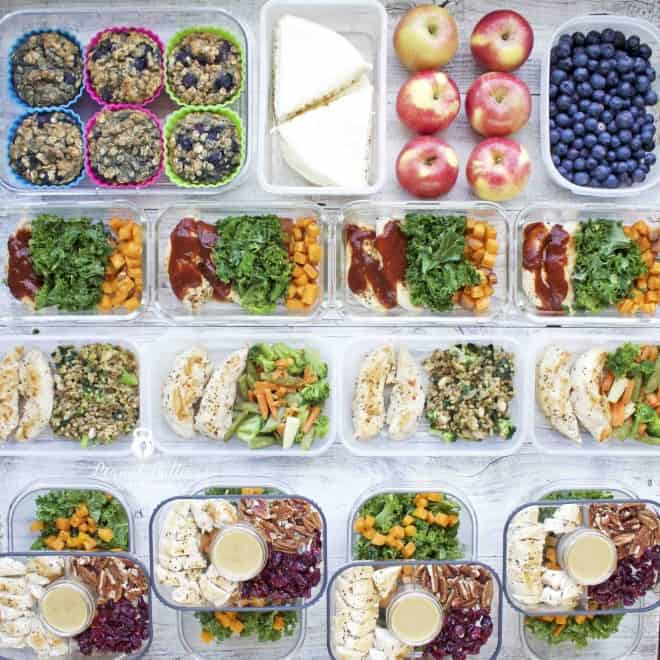 Meal Prep - Week of January 6th, 2020 - Peanut Butter and Fitness