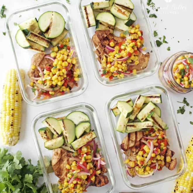 Chicken & Hummus Meal Prep Box - Peanut Butter and Fitness