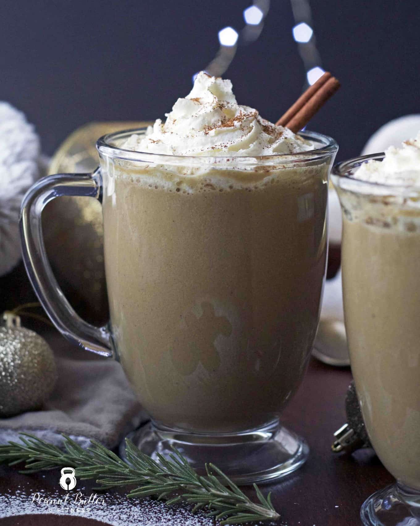 Gingerbread Protein Latte - Peanut Butter and Fitness