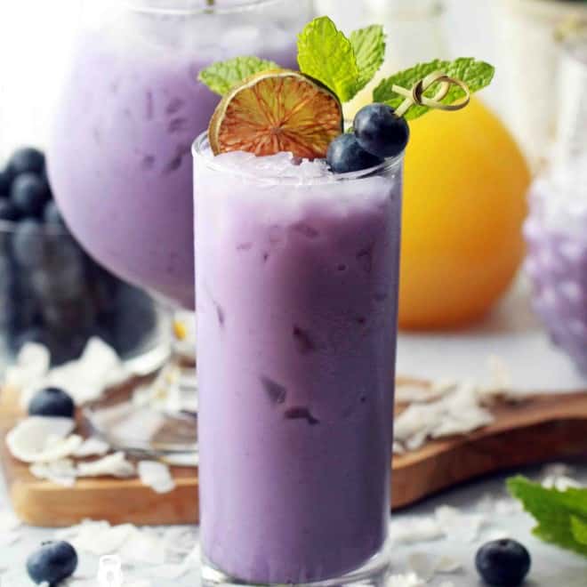 Blueberry Colada - Peanut Butter and Fitness