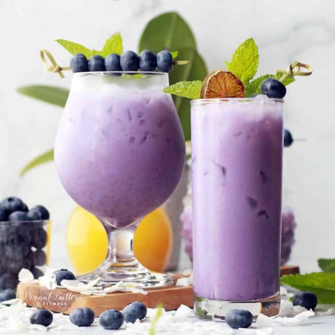 Blueberry Colada - Peanut Butter and Fitness