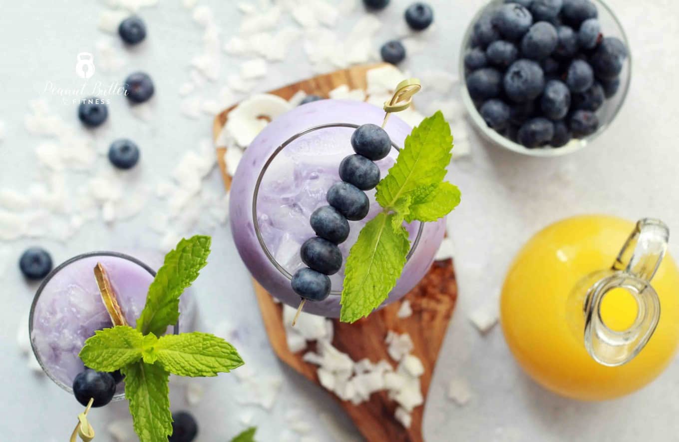Blueberry Colada - Peanut Butter and Fitness