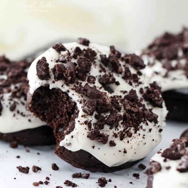 Healthier Cookies & Cream Donuts - Peanut Butter and Fitness