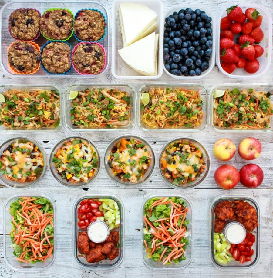 Meal Prep - Week of March 22nd, 2021 - Peanut Butter and Fitness