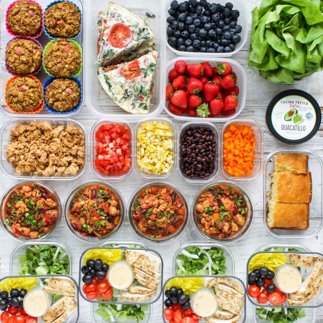 Meal Prep - Week of January 23rd, 2022 - Peanut Butter and Fitness