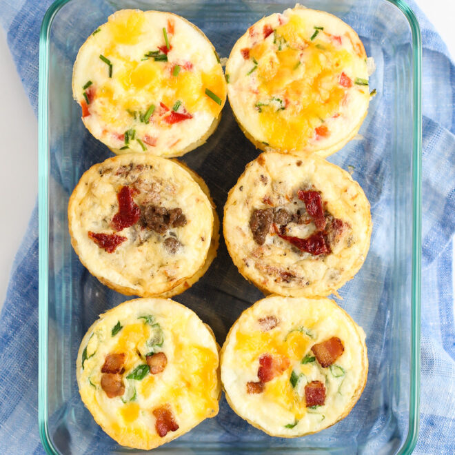 Egg White Muffins 3 Ways - Peanut Butter and Fitness