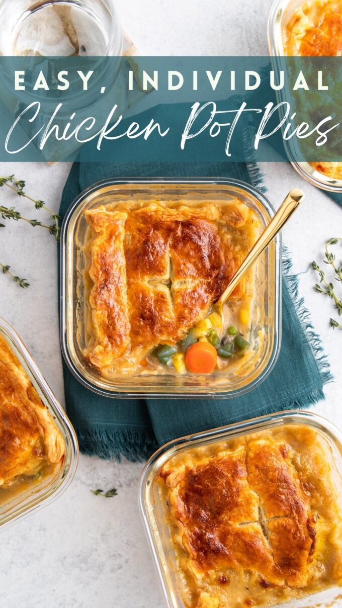 Individual Chicken Pot Pies - Peanut Butter and Fitness