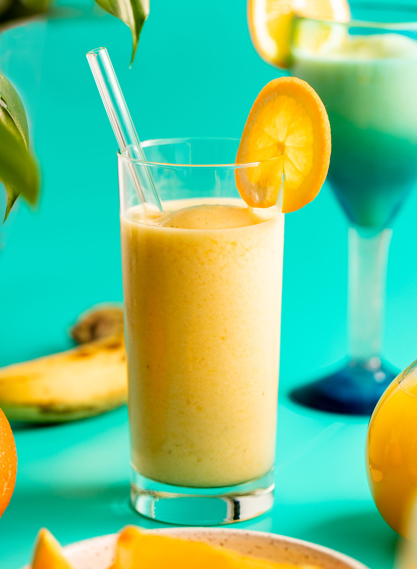 Dairy Free Tropical Crush Protein Smoothie - Peanut Butter and Fitness