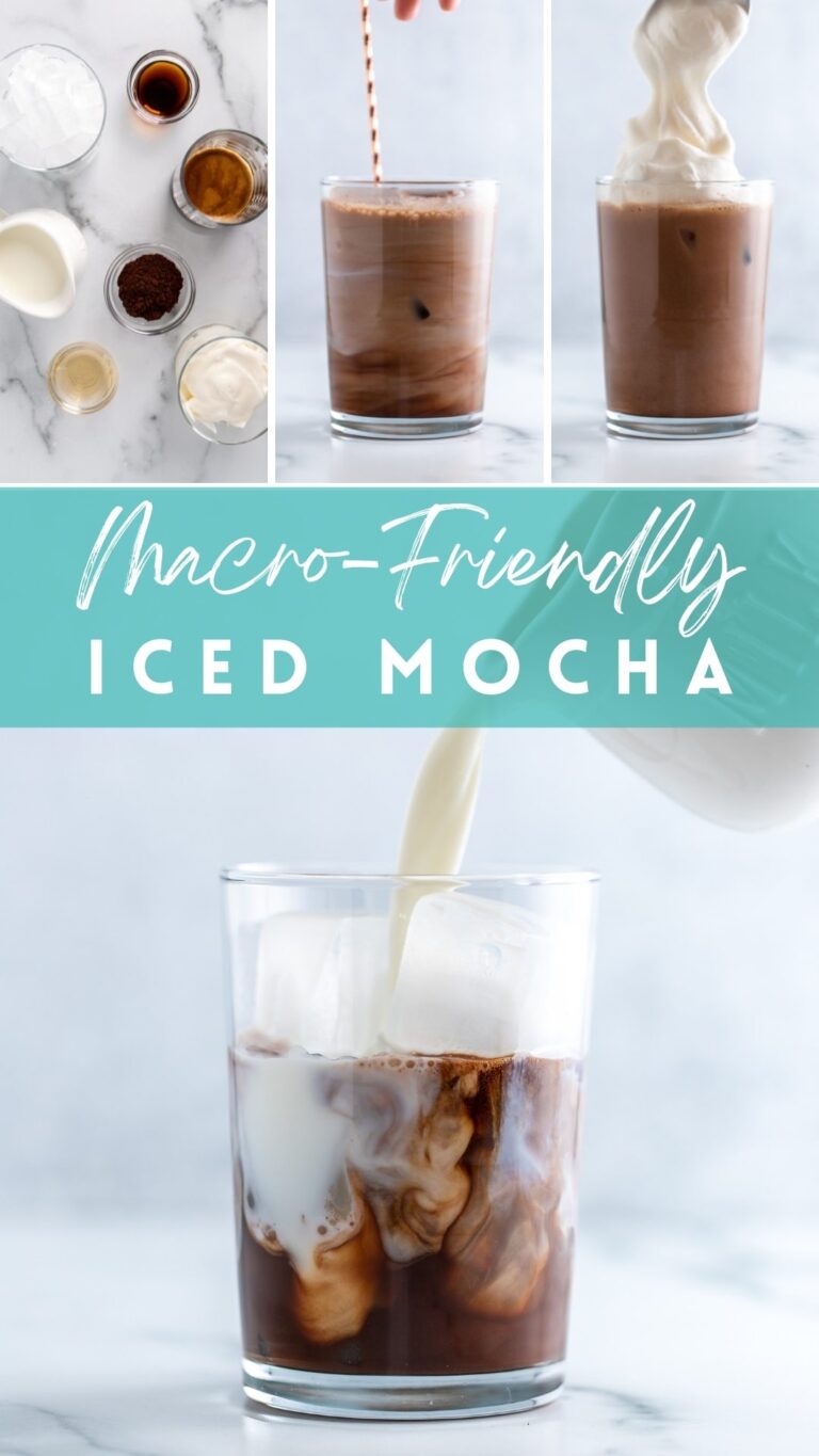 Macro-Friendly Iced Mocha - Peanut Butter and Fitness