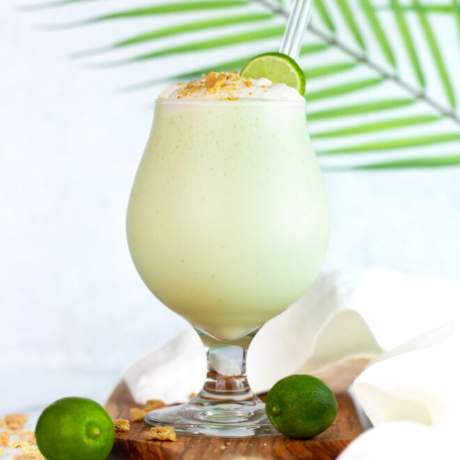 Key Lime Pie Protein Shake - Peanut Butter and Fitness