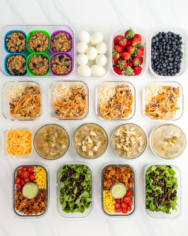 Meal Prep - Week of January 15th, 2023 - Peanut Butter and Fitness