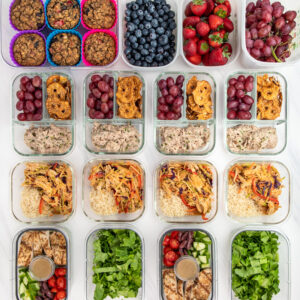 Meal Prep - Week of April 16th, 2023 - Peanut Butter and Fitness