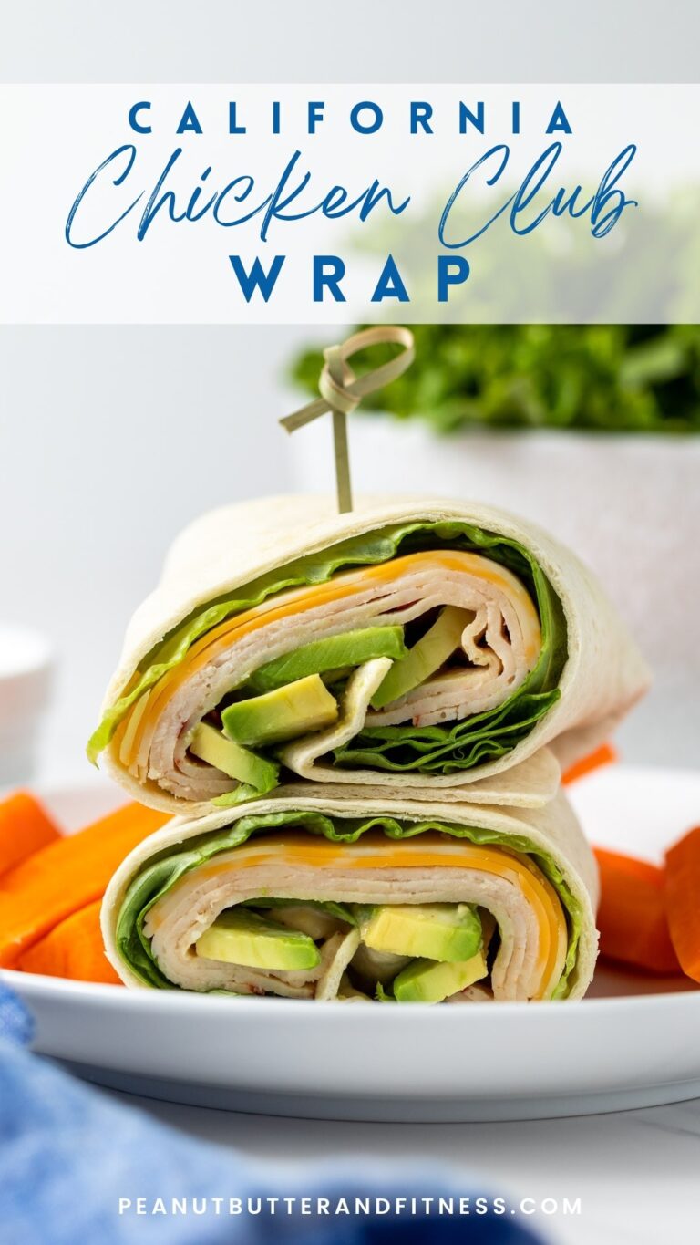 California Chicken Club Wraps - Peanut Butter and Fitness