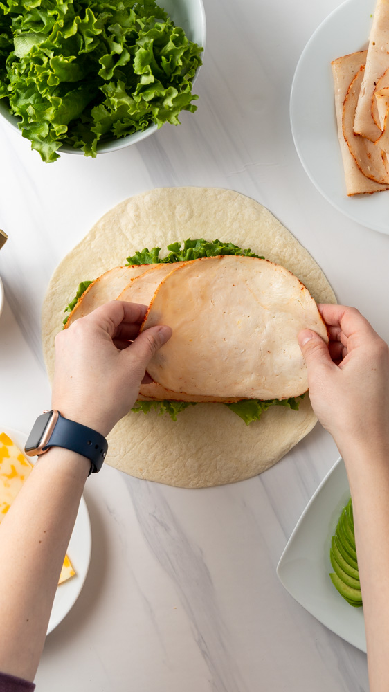 California Chicken Club Wraps - Peanut Butter and Fitness