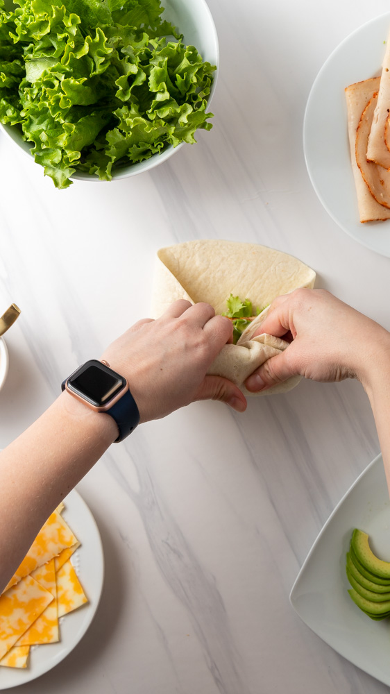 California Chicken Club Wraps - Peanut Butter and Fitness