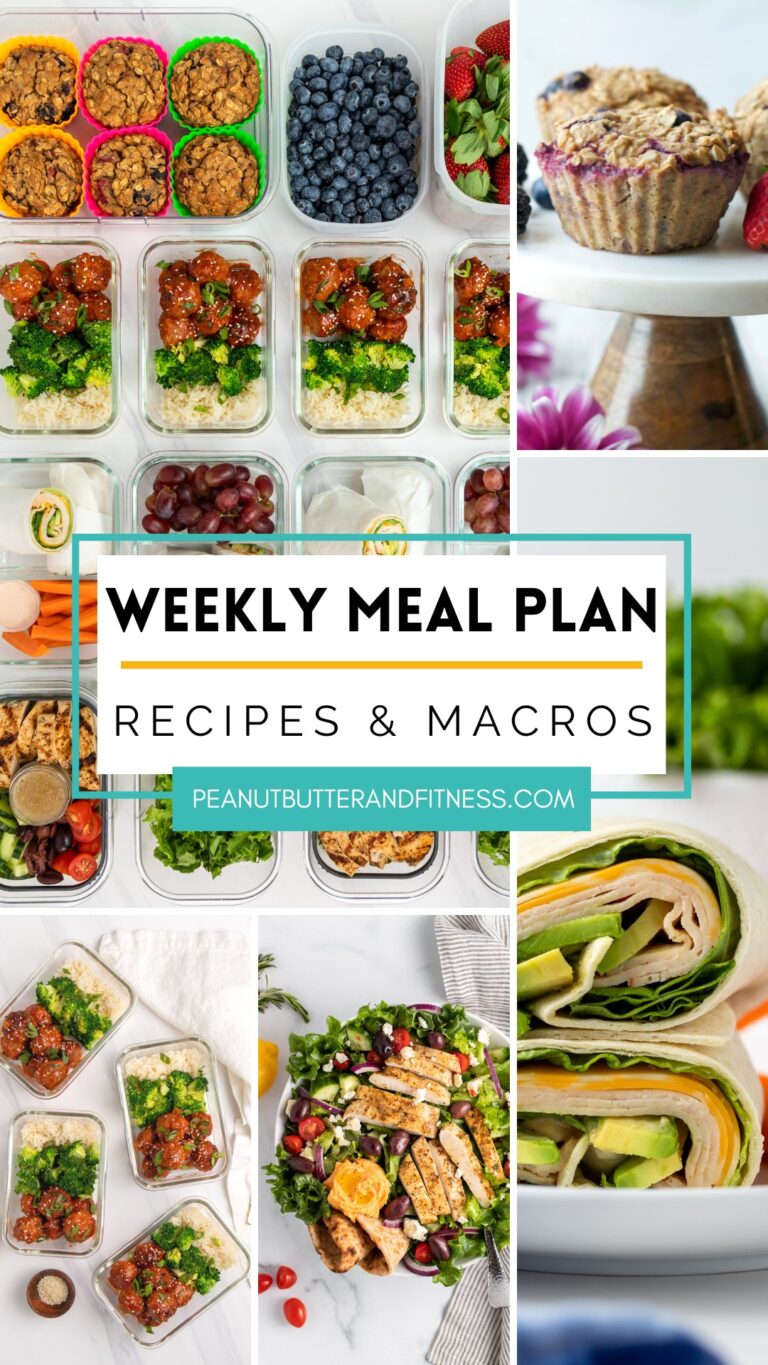 Meal Prep - Week of April 16th, 2023 - Peanut Butter and Fitness