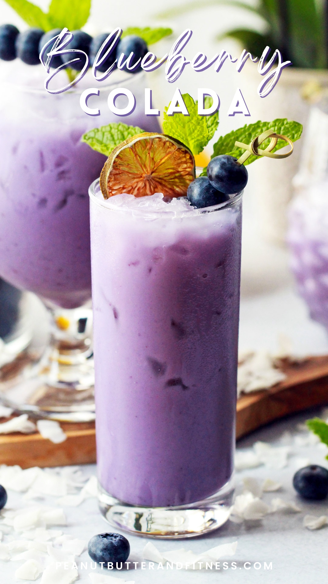 Blueberry Colada - Peanut Butter and Fitness