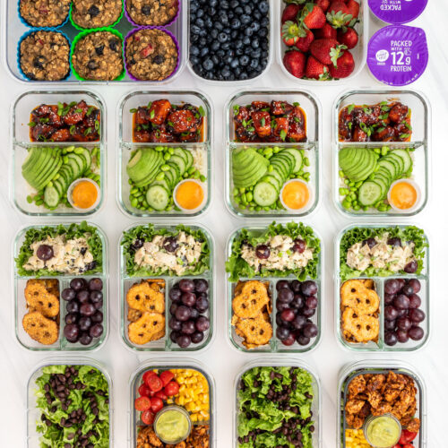 Meal Prep - Week of August 6th, 2023 - Peanut Butter and Fitness