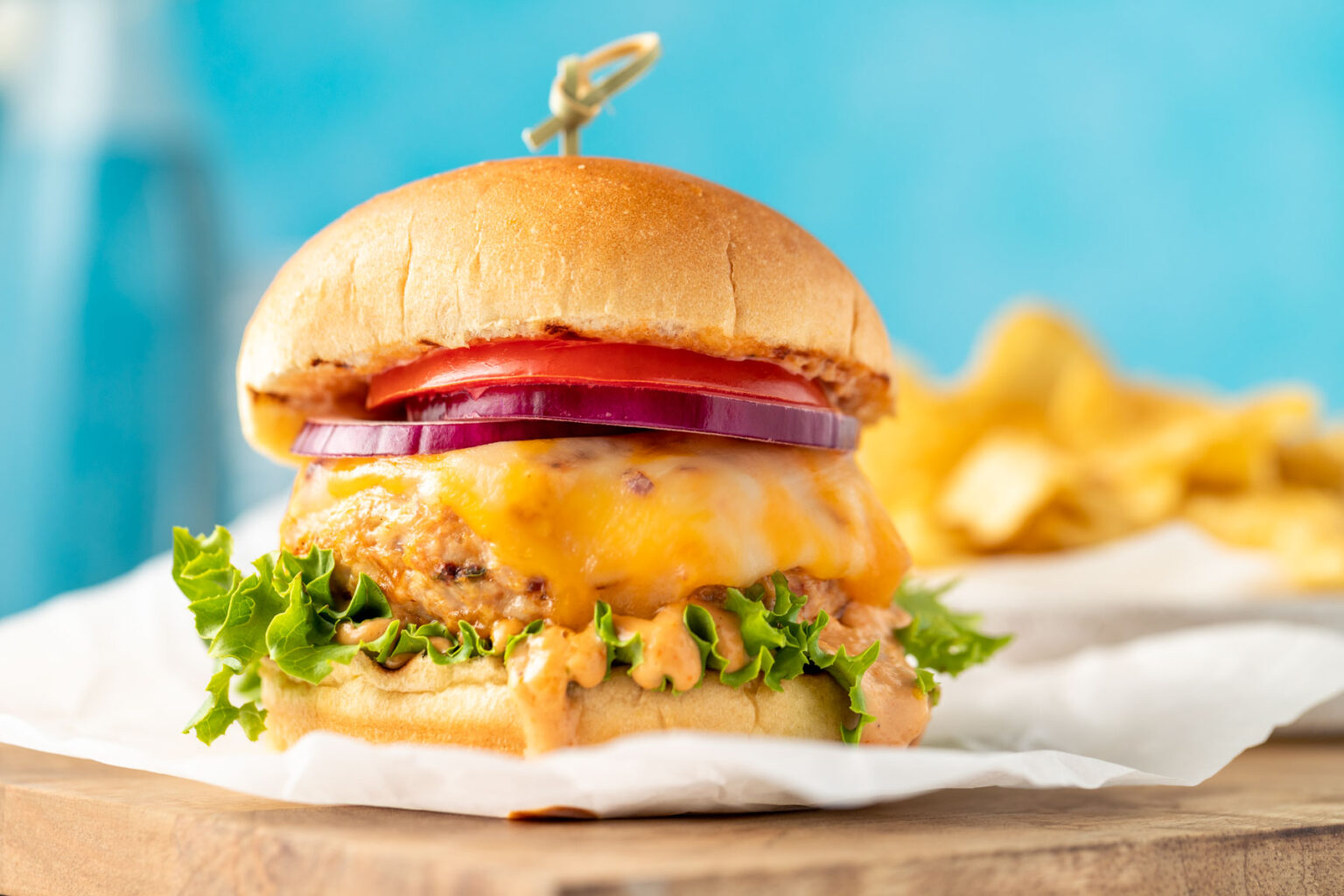 Juicy Grilled Chicken Burgers - Peanut Butter and Fitness