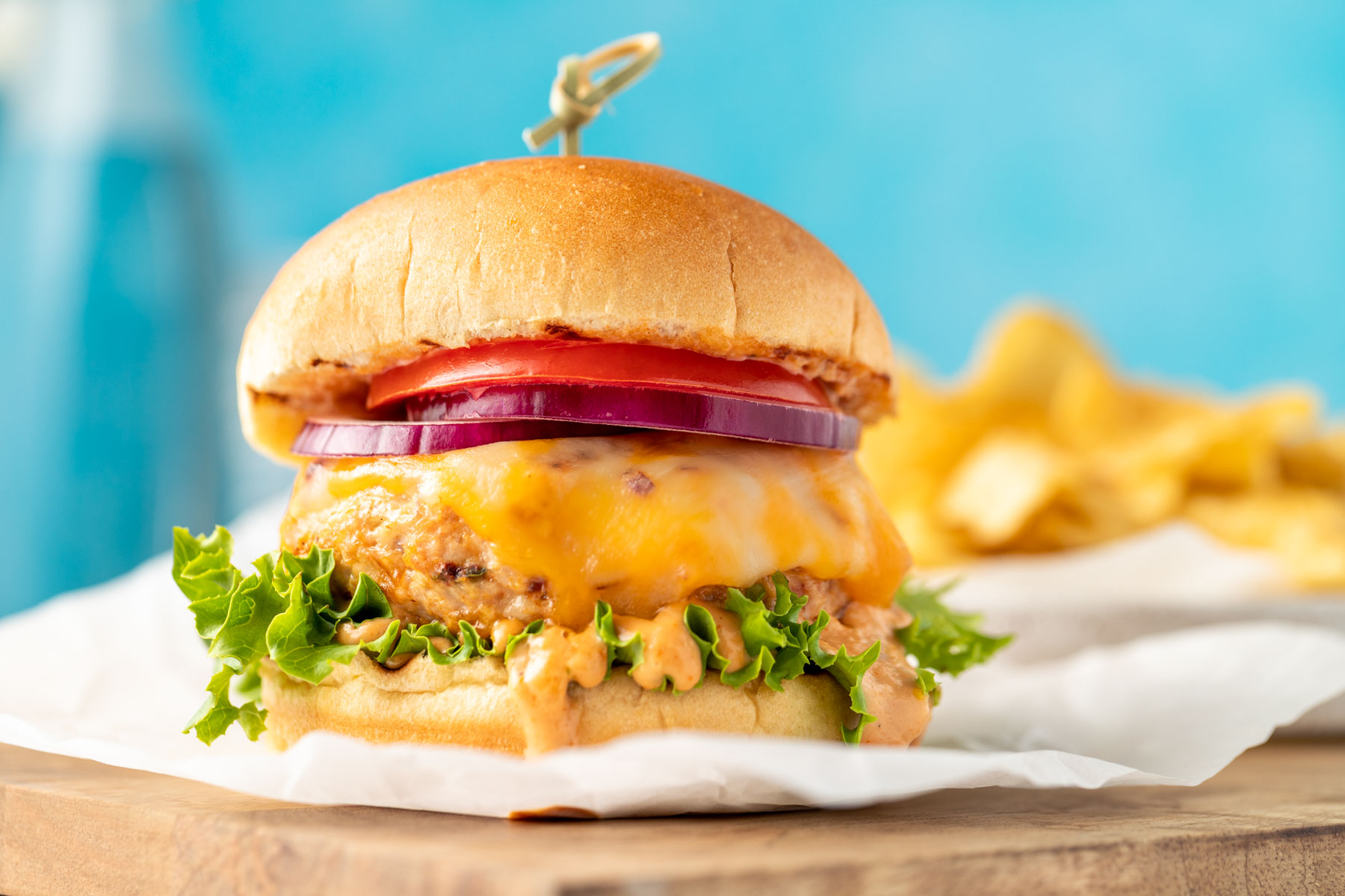 Juicy Grilled Chicken Burgers - Peanut Butter and Fitness