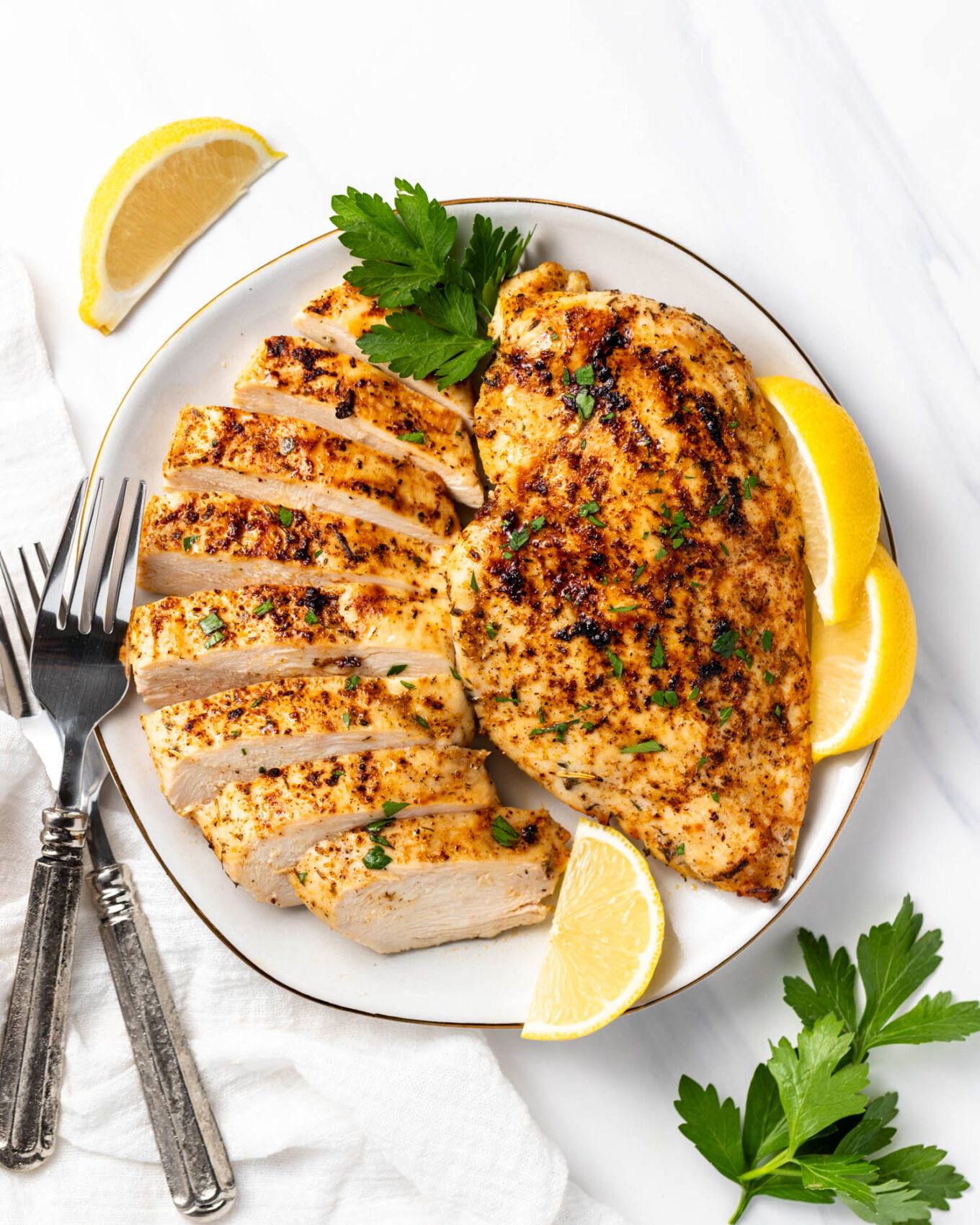 Pickle Brined Chicken Thighs - Peanut Butter and Fitness