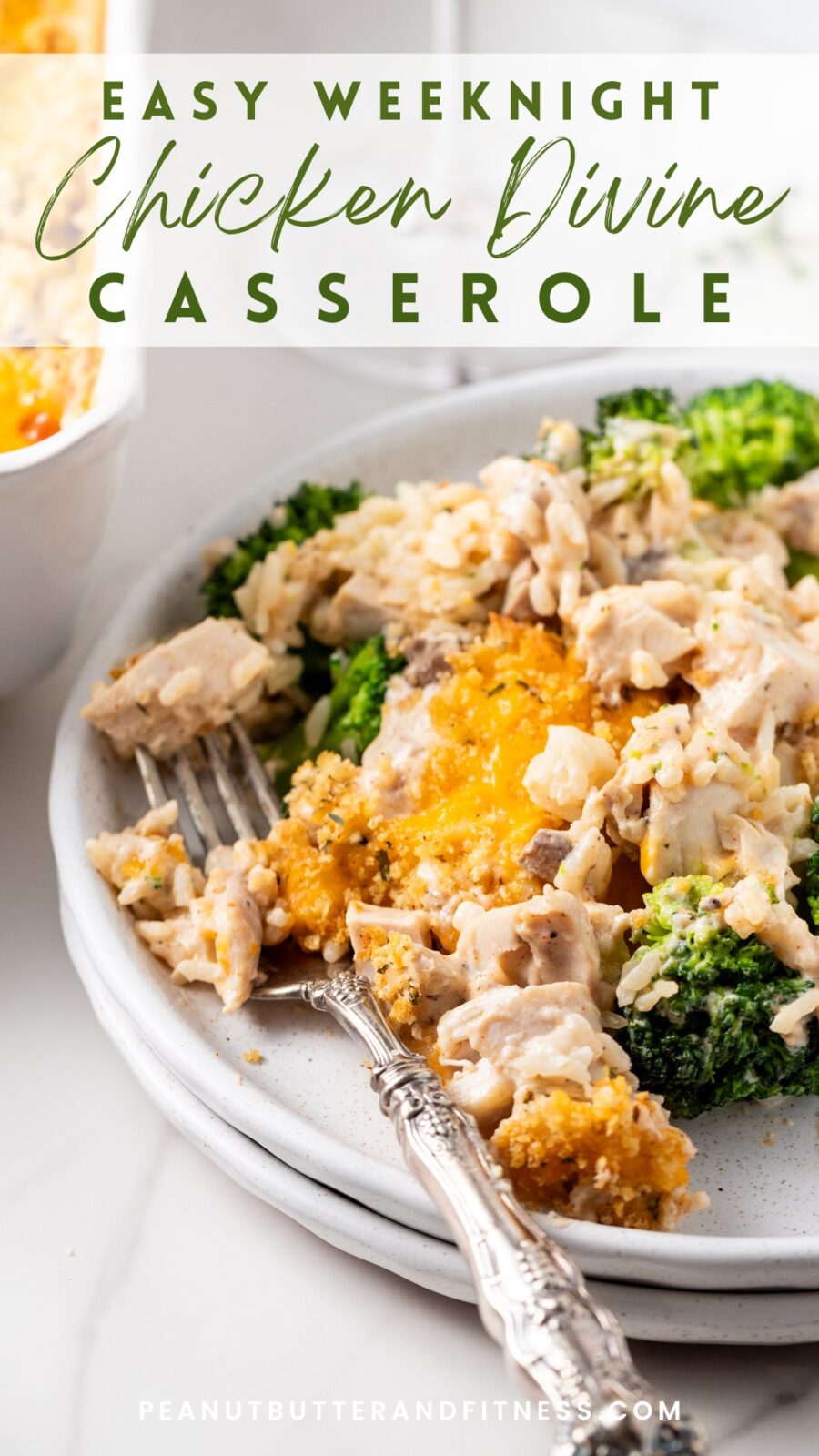 Chicken Divine Casserole - Peanut Butter and Fitness