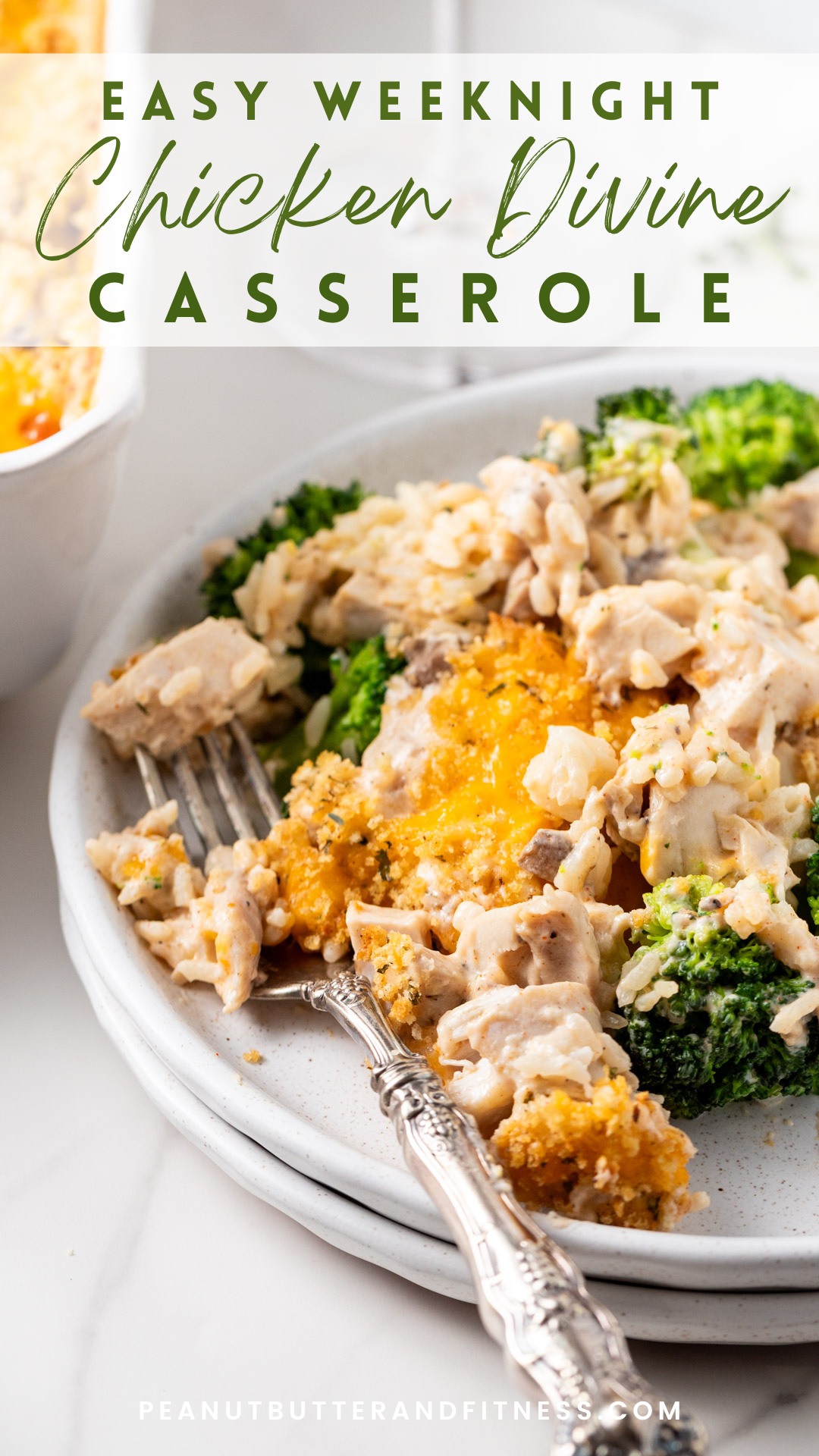 Chicken Divine Casserole - Peanut Butter and Fitness