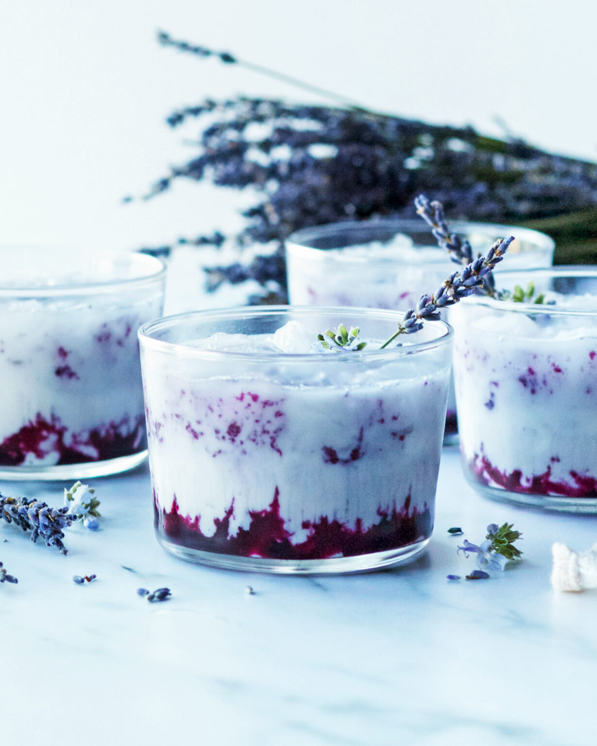 Blueberry Lavender Cooler - Peanut Butter and Fitness