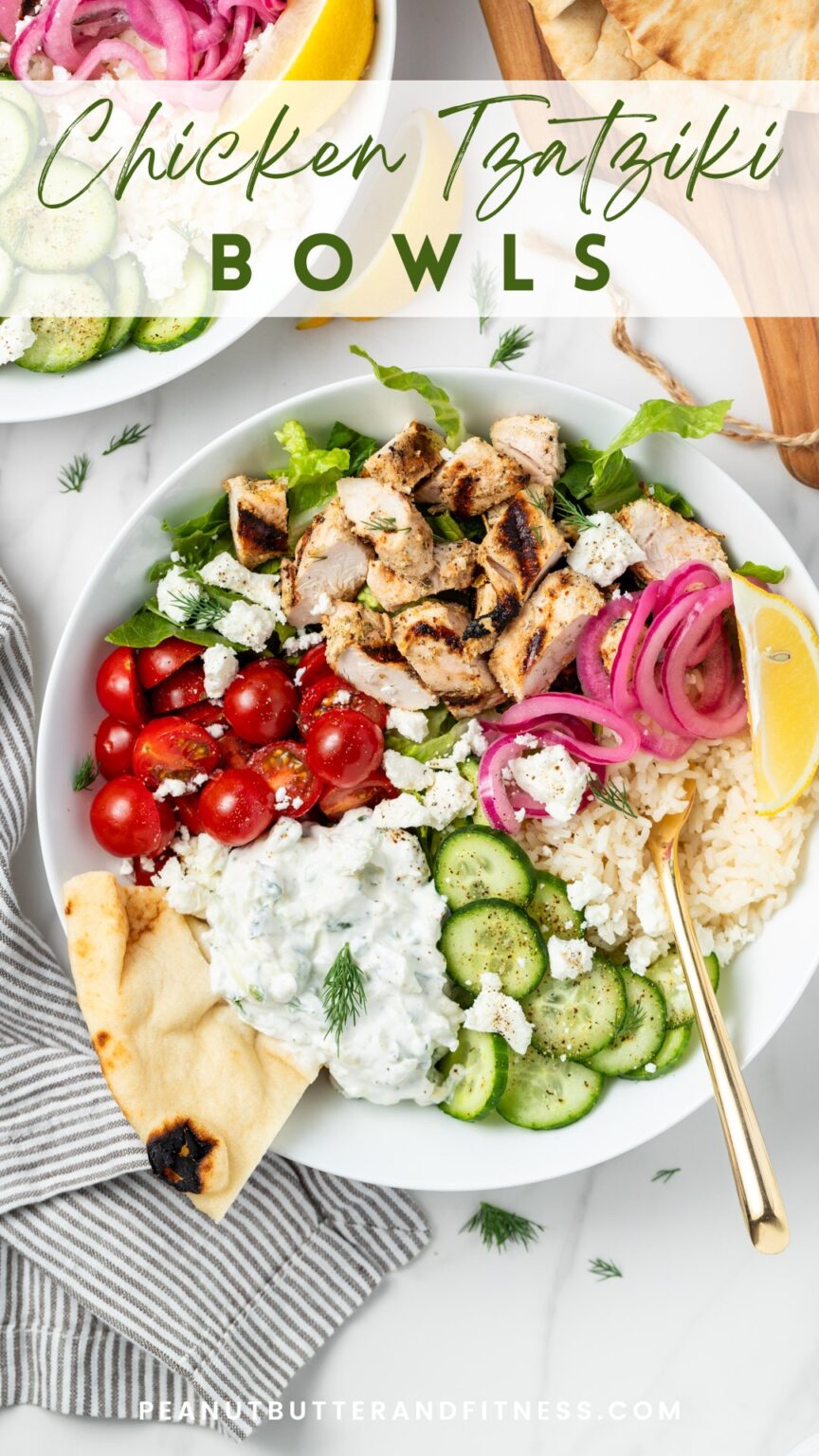 Chicken Tzatziki Bowls - Peanut Butter and Fitness