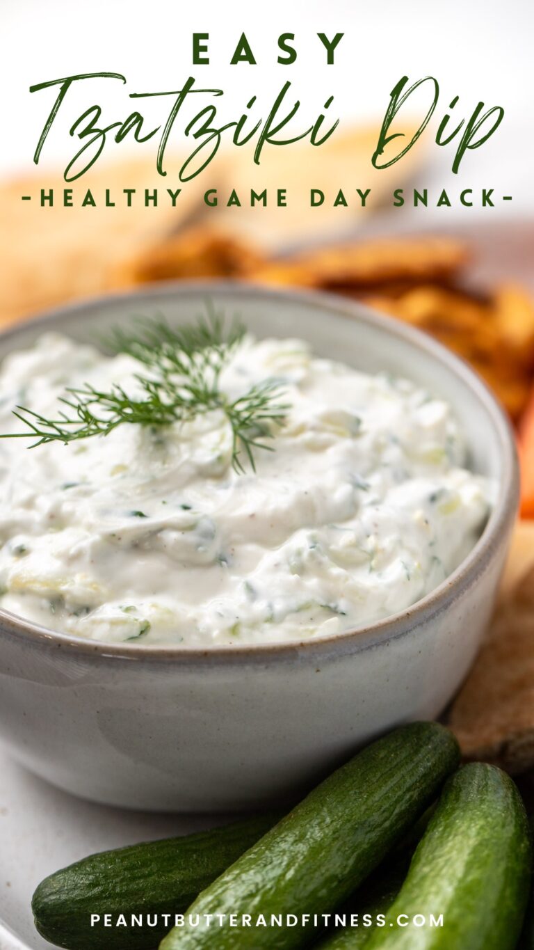Easy Tzatziki Dip - Peanut Butter and Fitness