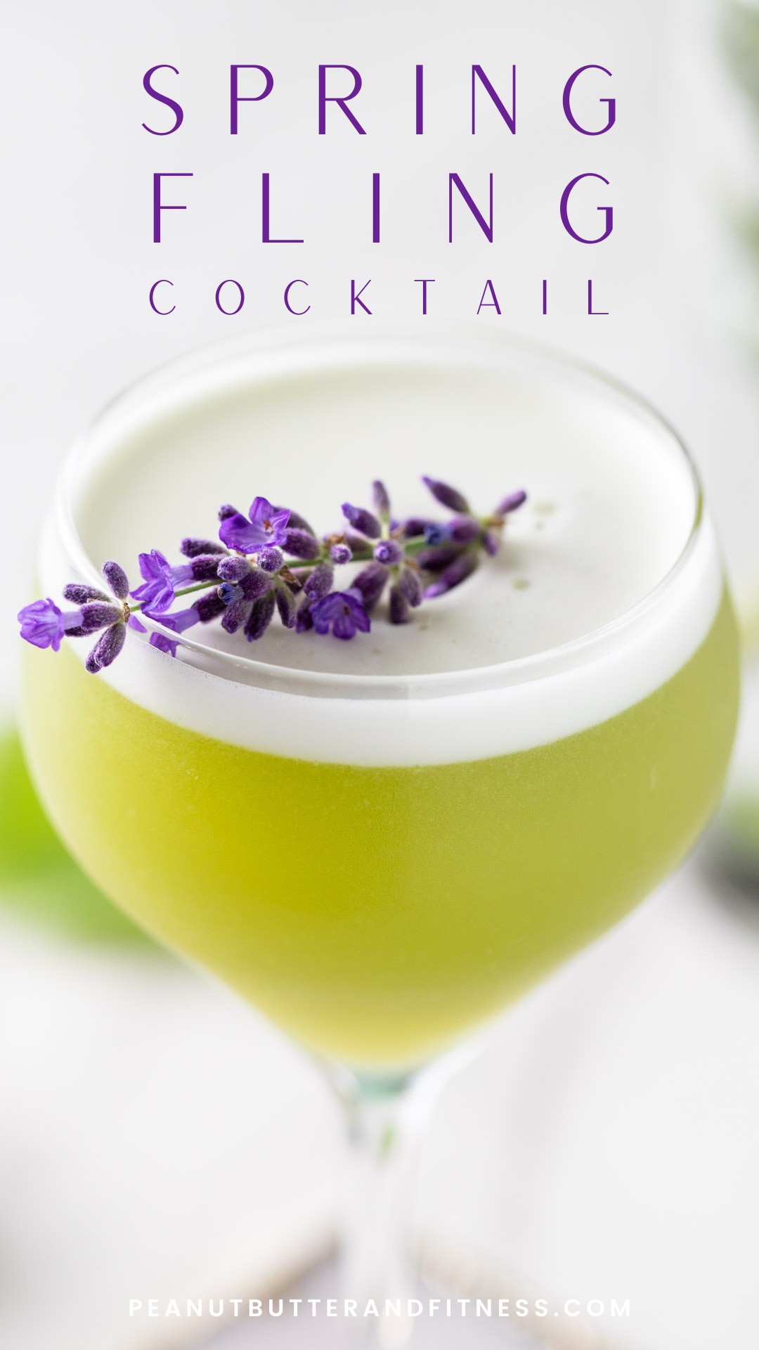 Spring Fling Cocktail - Peanut Butter and Fitness