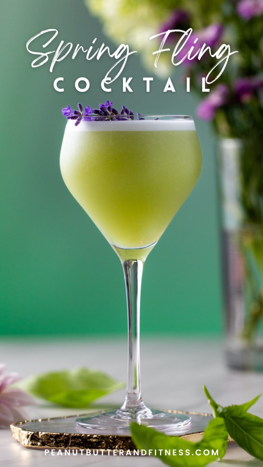 Spring Fling Cocktail - Peanut Butter and Fitness