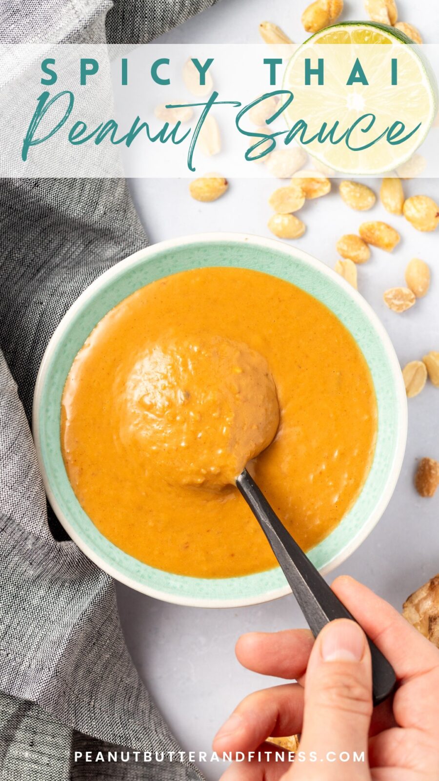 Spicy Thai Peanut Sauce - Peanut Butter and Fitness