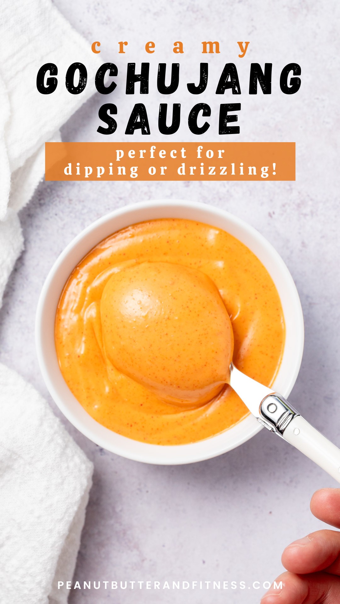 Creamy Gochujang Sauce - Peanut Butter and Fitness