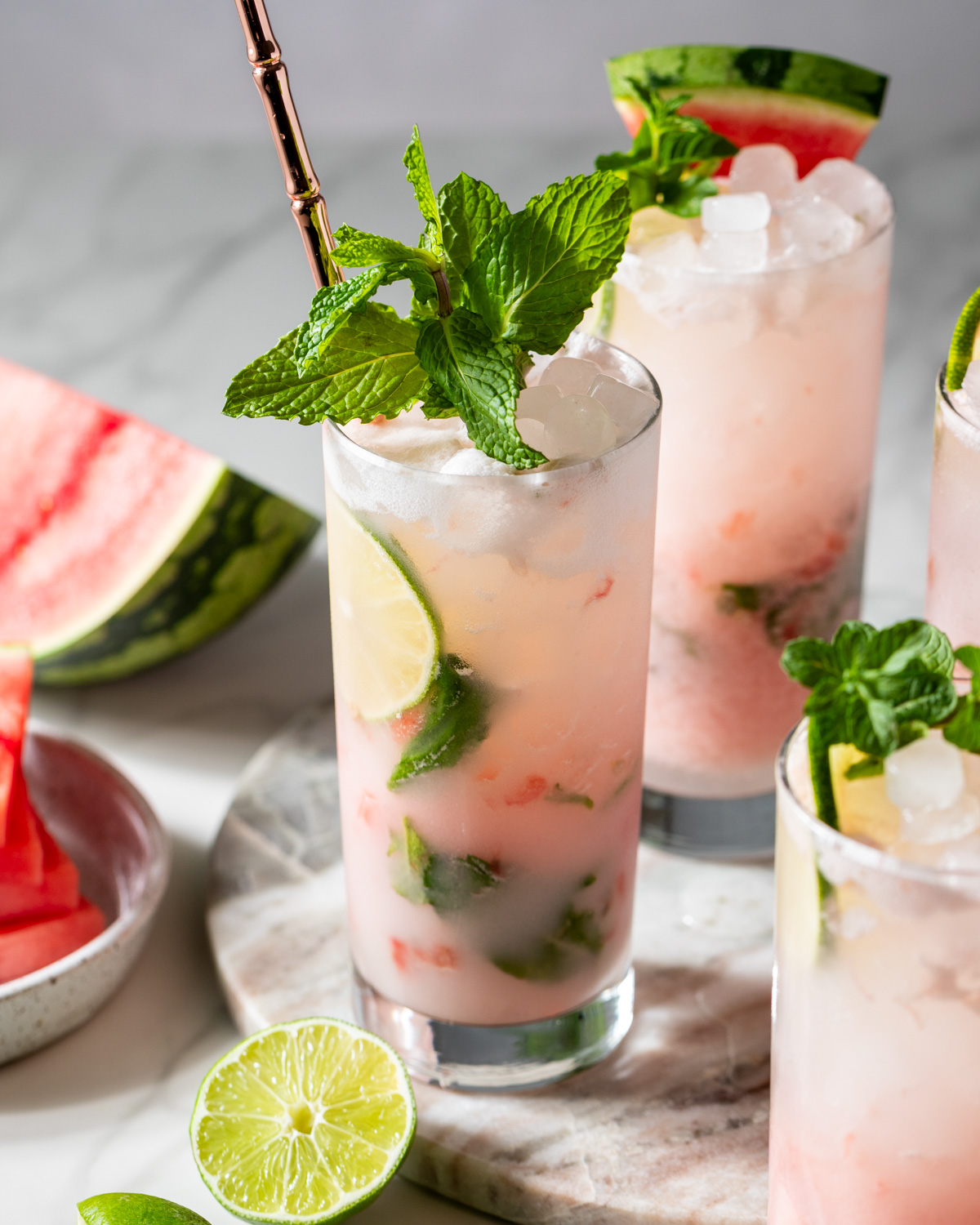 Watermelon Coconut Mojito - Peanut Butter and Fitness