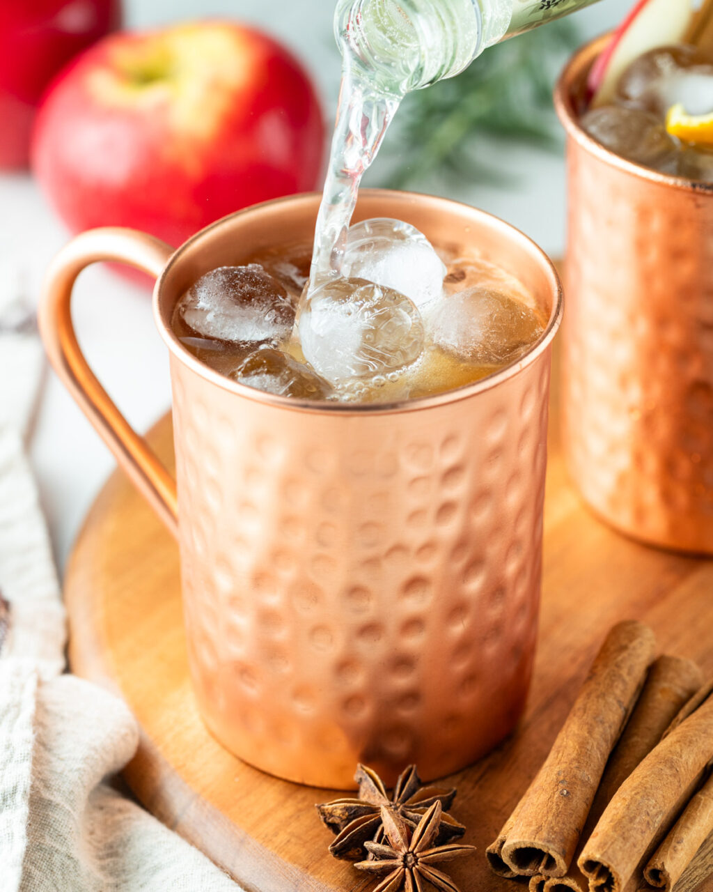 Apple Butter Rumbler Cocktail - Peanut Butter and Fitness