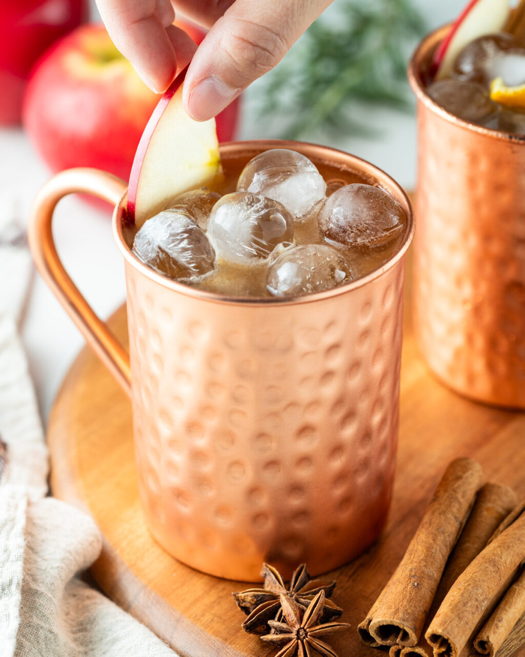 Apple Butter Rumbler Cocktail - Peanut Butter and Fitness