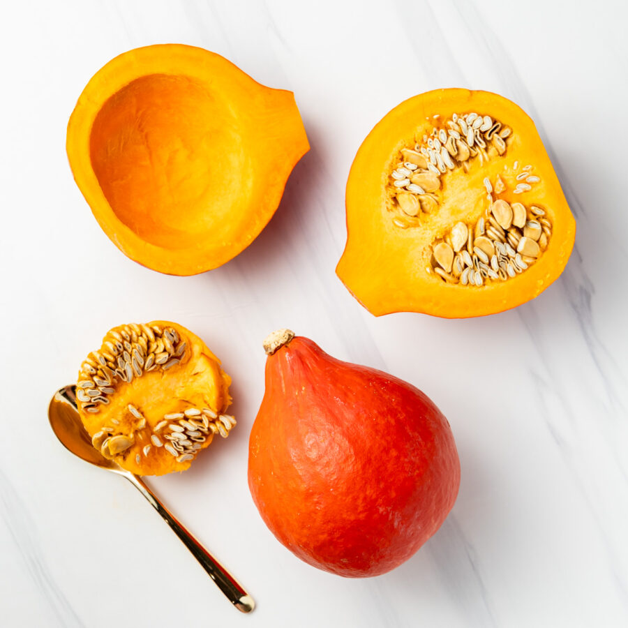 Miso Maple Glazed Red Kuri Squash - Peanut Butter and Fitness